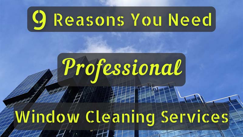 9 Reasons Why You Need Professional Window Cleaning Services